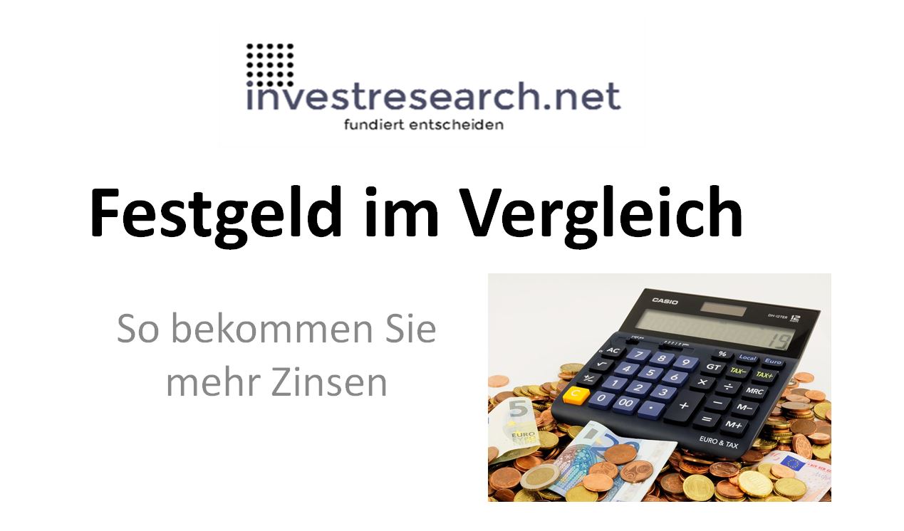 Festgeld Vergleich